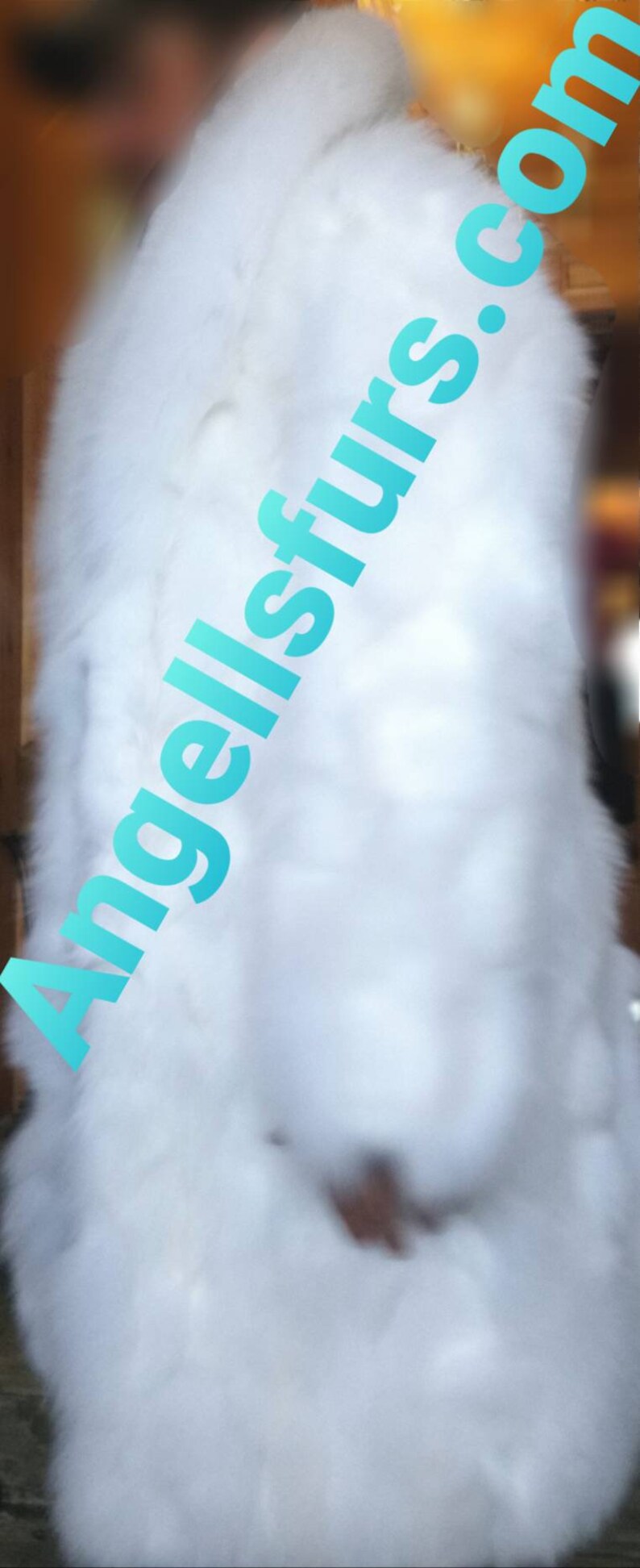 MEN'S WHITE FOX Fur Coatbrand New Real Natural Genuine | Etsy