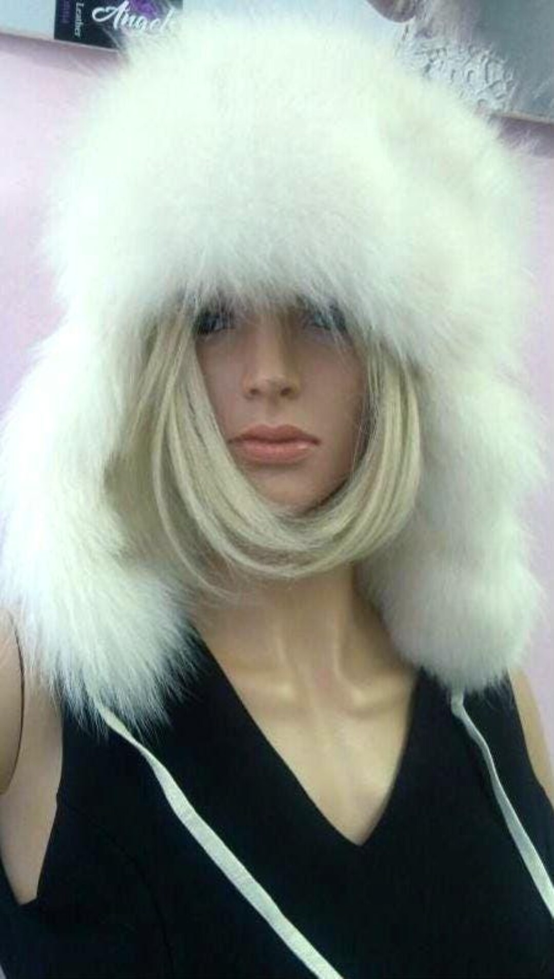 White Fox Trapper Hat! Brand New Real Natural Genuine Fur - Etsy