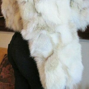 FOX Fur Short FLUFFY Jacket!brand New Real Natural Genuine Fur! - Etsy