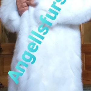 MEN'S WHITE FOX Fur Coat!brand New Real Natural Genuine Fur! - Etsy