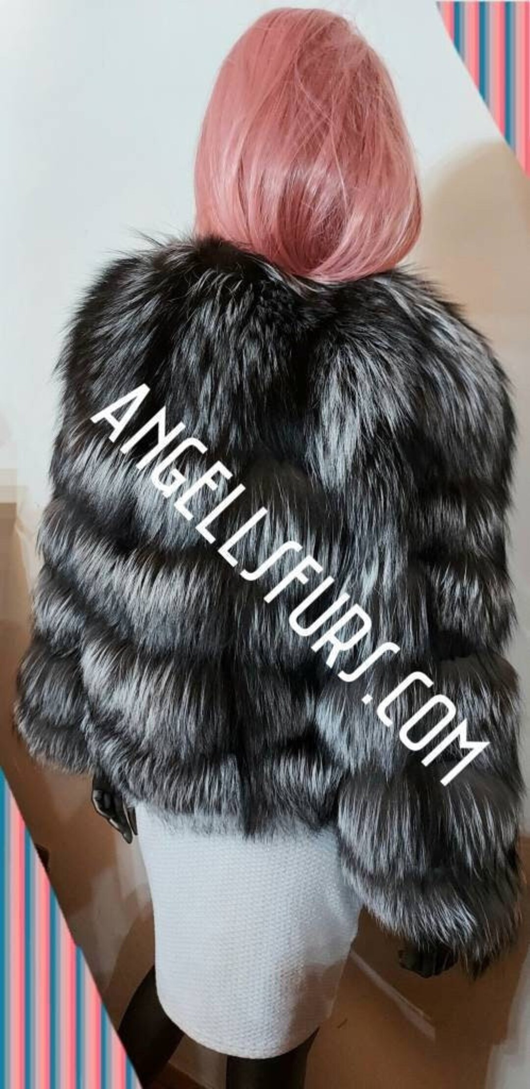 SILVER FOX FULLPELTS Jacket!brand New Real Natural Genuine Fur! - Etsy