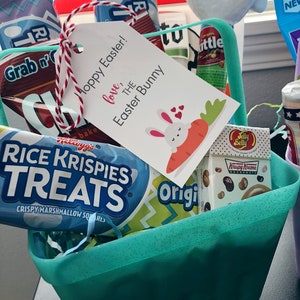 DIGITAL FILE - "from the Easter Bunny" Easter Basket Gift/name Tags ...