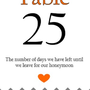 Chevron Wedding Reception Table Numbers | Wedding Decor | Table Decor ...