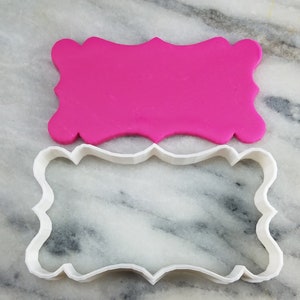 Plaque Cookie Cutter 23 SHARP EDGES FAST Shipping | Etsy