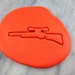 Hunting Sniper Rifle Cookie Cutter Outline 1 SHARP EDGES | Etsy