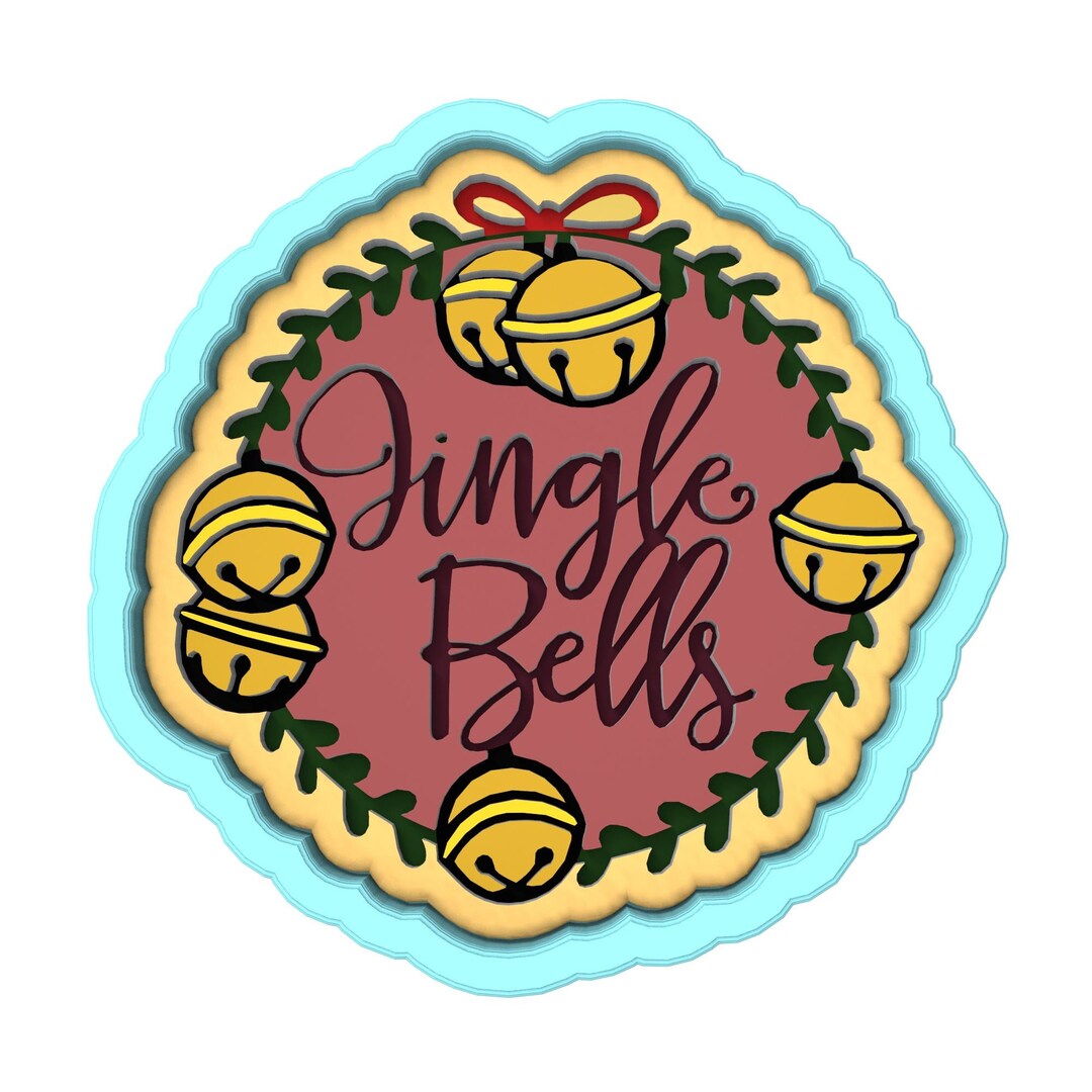 Jingle Bells Cookie Cutter | Stamp | Stencil - SHARP EDGES - FAST ...