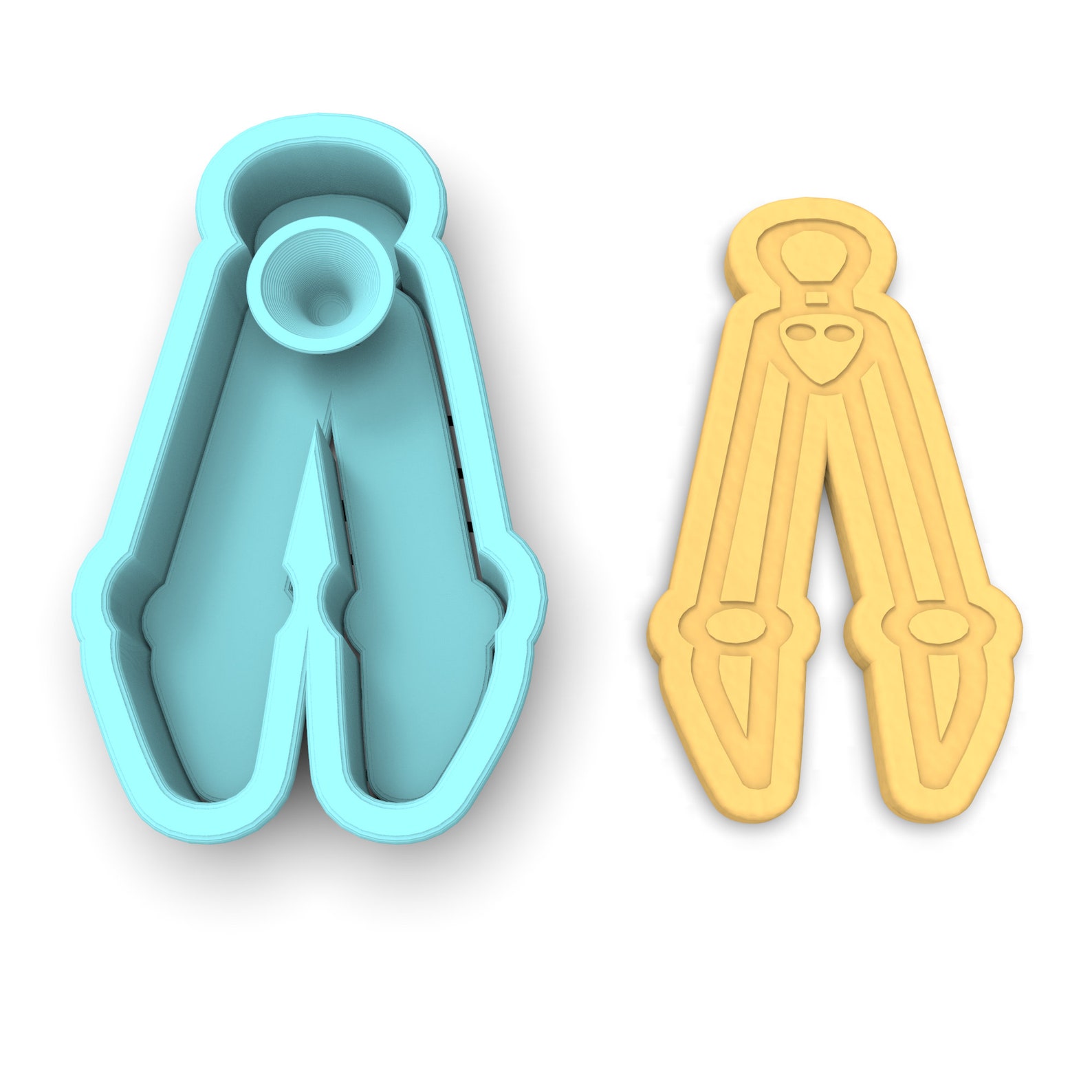 School Compass Cookie Cutter Stamp Stencil SHARP EDGES | Etsy