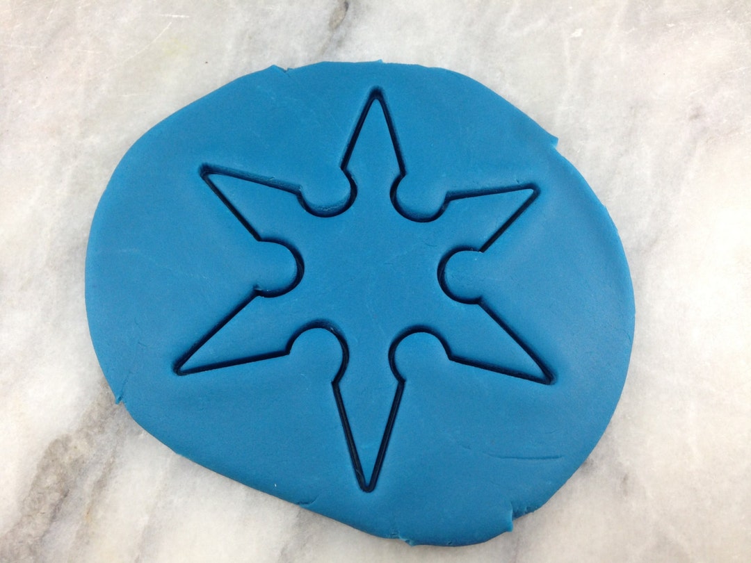 Ninja Star Cookie Cutter Outline #3 - SHARP EDGES - FAST Shipping ...