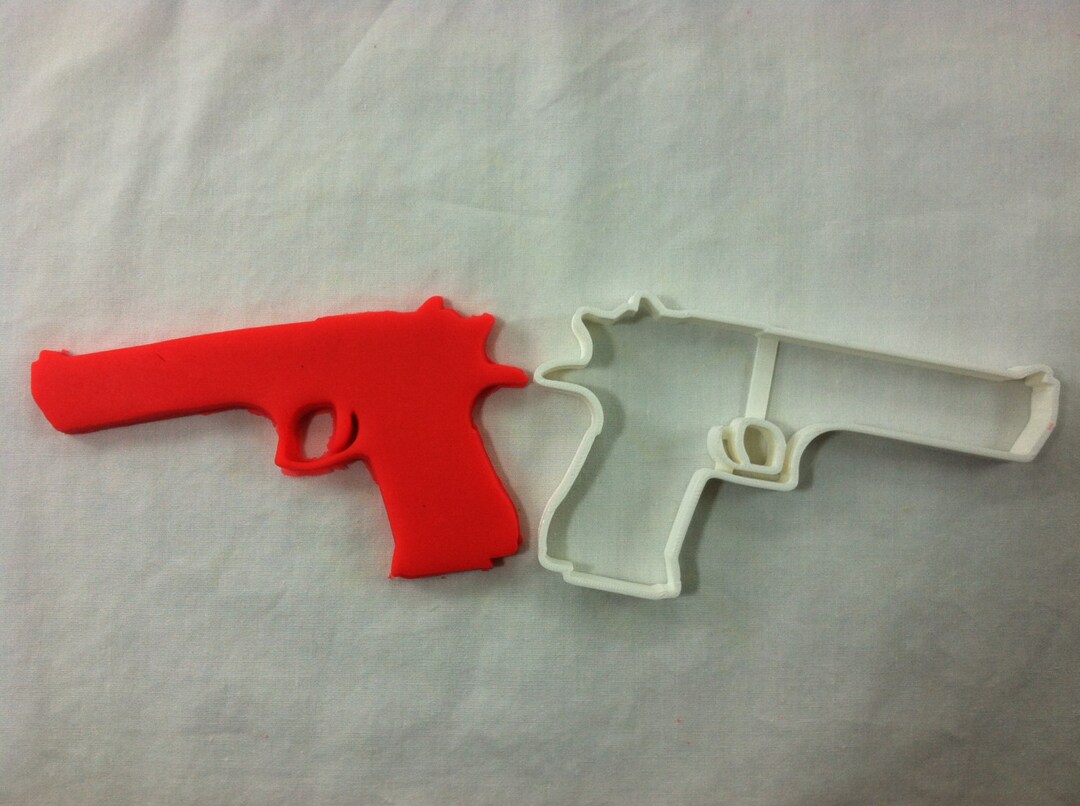 Pistol Cookie Cutter - SHARP EDGES - FAST Shipping - Choose Your Own ...