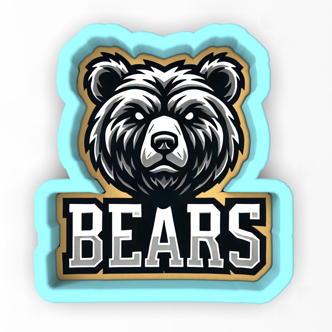 Bears Words 3 Cookie Cutter | Stamp | Stencil - SHARP EDGES - FAST ...