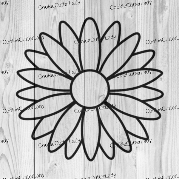 Daisy Stencil - Etsy
