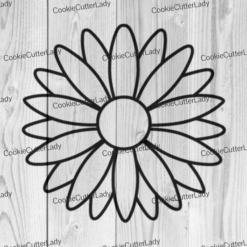 Daisy Stencil - Etsy