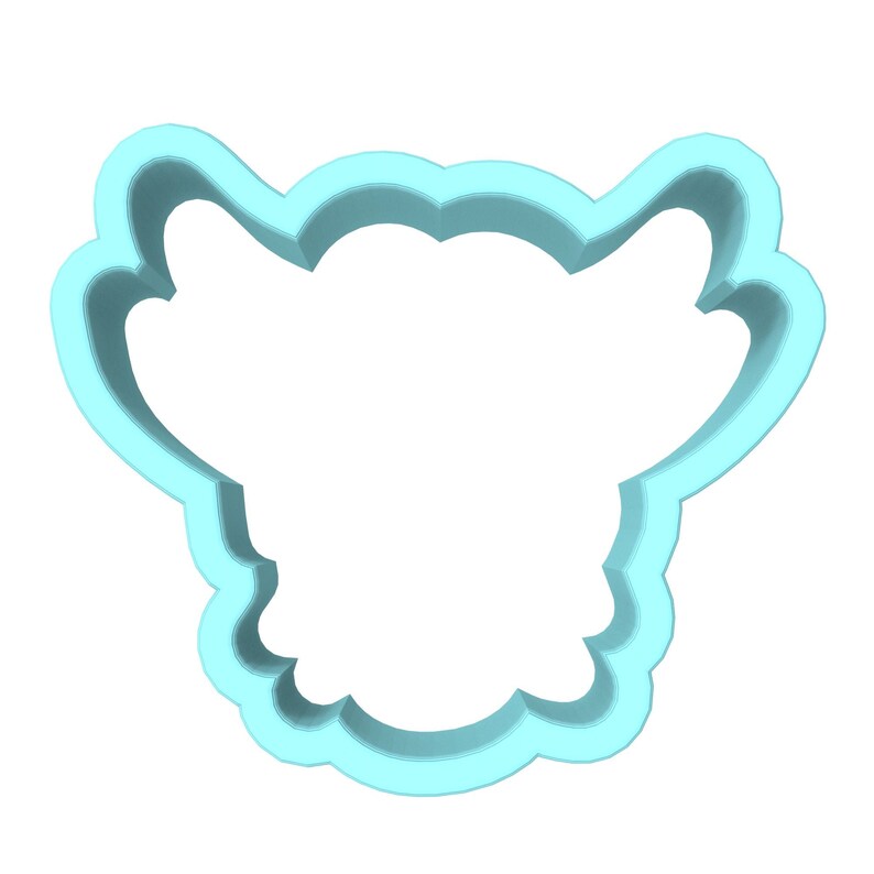 Highland Cow Cookie Cutter Stamp Stencil SHARP EDGES - Etsy