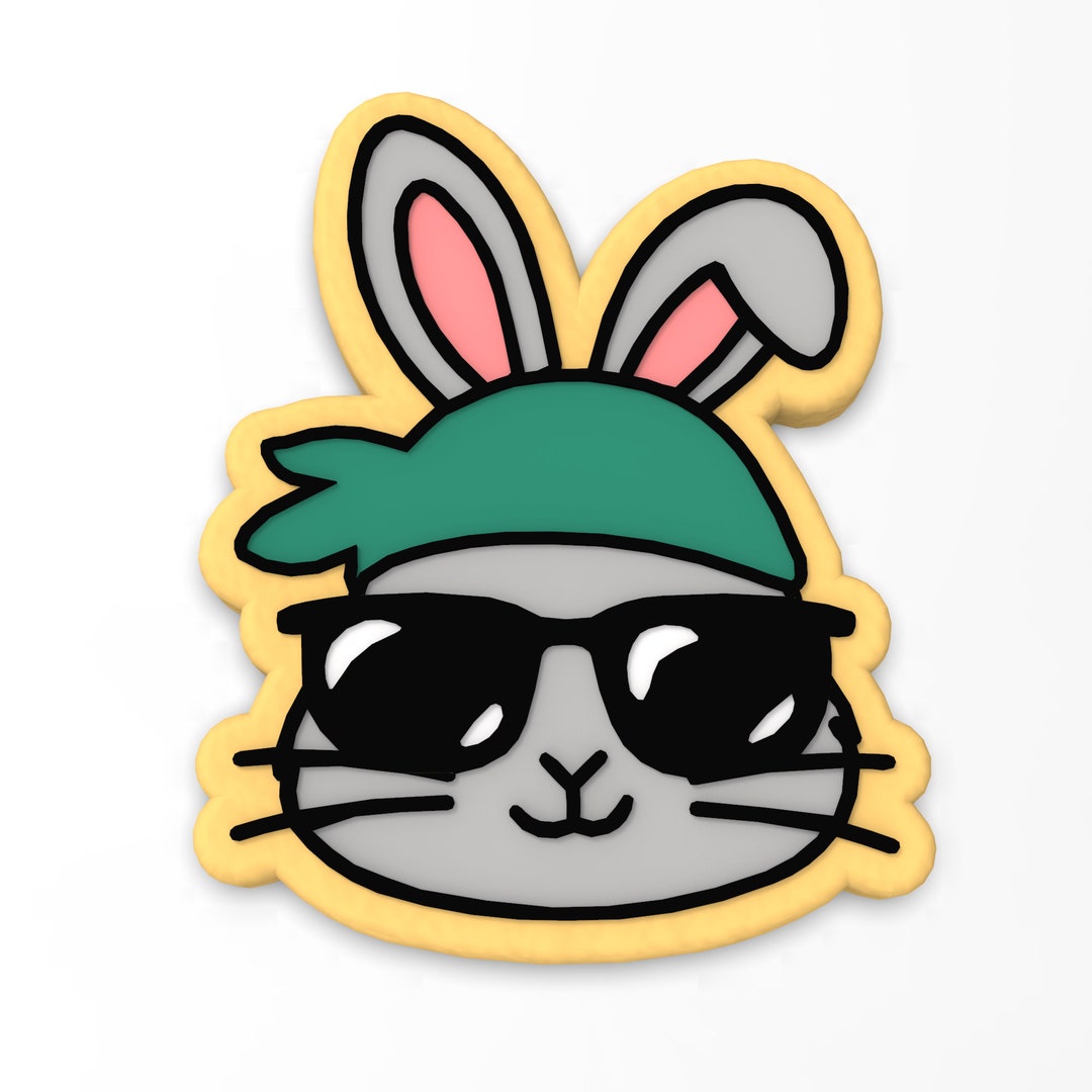 Rabbit Rapper Cookie Cutter | Stamp | Stencil - SHARP EDGES - FAST ...