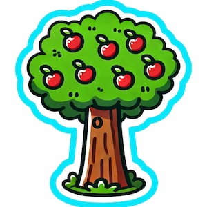 Apple Tree Cookie Cutter | Stamp | Stencil - SHARP EDGES - FAST ...