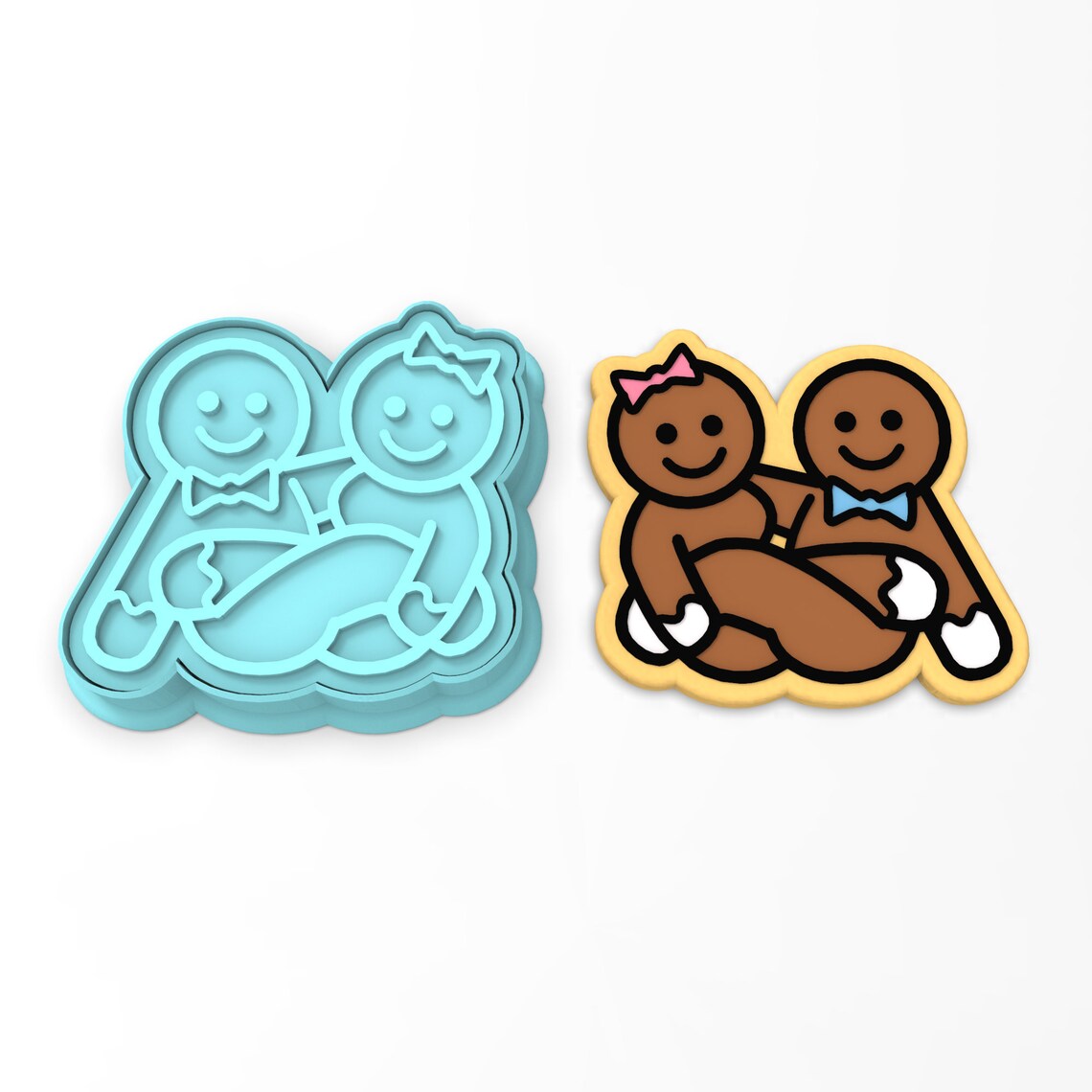 Gingerbread Sex Sitting Cookie Cutter Stamp Stencil Etsy
