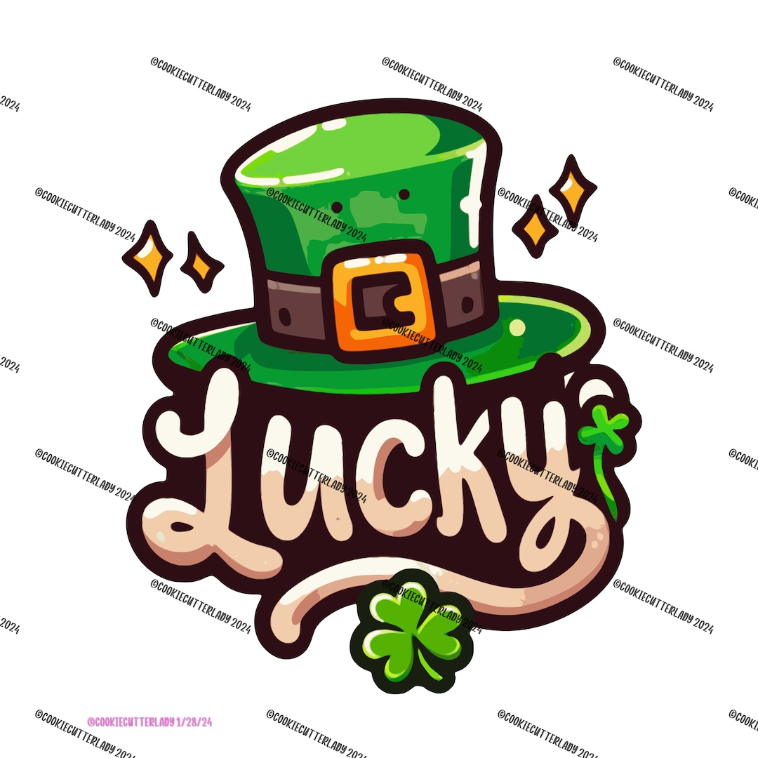 Lucky Hat St Patricks Day Downloadable Clipart - Free Commercial Use ...