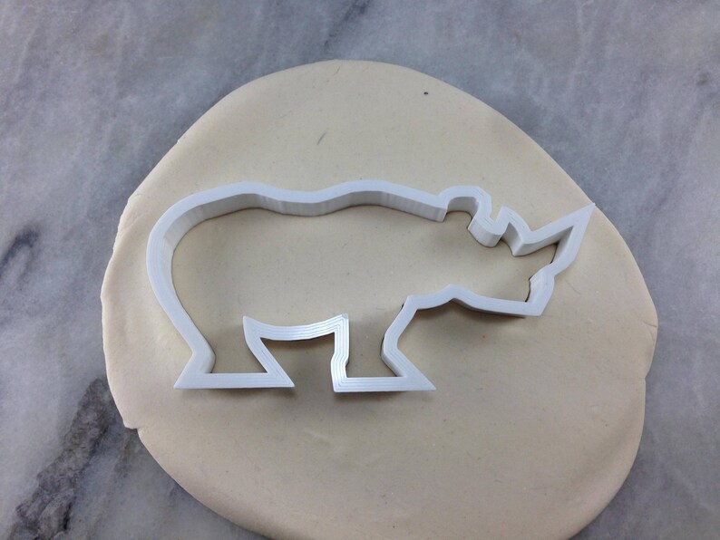 Rhino Cookie Cutter Outline 1 SHARP EDGES FAST Shipping - Etsy