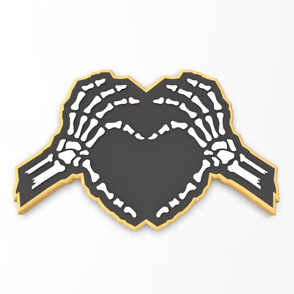 Skeleton Hands Cookie Stencil - Etsy