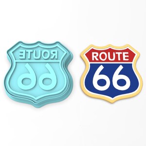 Route 66 Cookie Cutter | Stamp | Stencil - SHARP EDGES - FAST Shipping ...