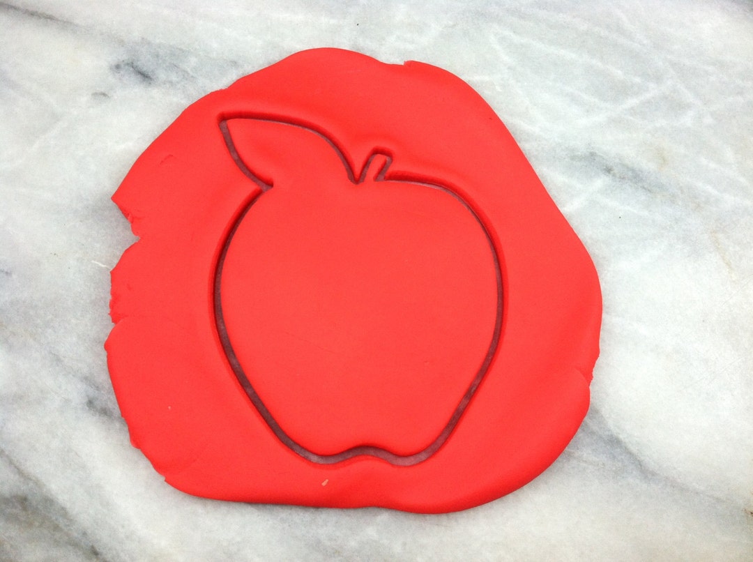 Apple Outline Cookie Cutter Fruit - SHARP EDGES - FAST Shipping ...