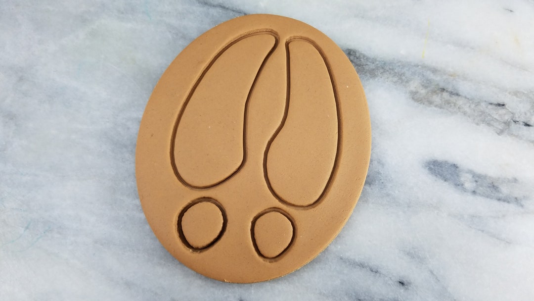 Deer Track Cookie Cutter 2-piece, Outline & Stamp - SHARP EDGES - FAST ...