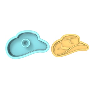 Cowboy Hat Cookie Cutter | Stamp | Stencil - SHARP EDGES - FAST ...