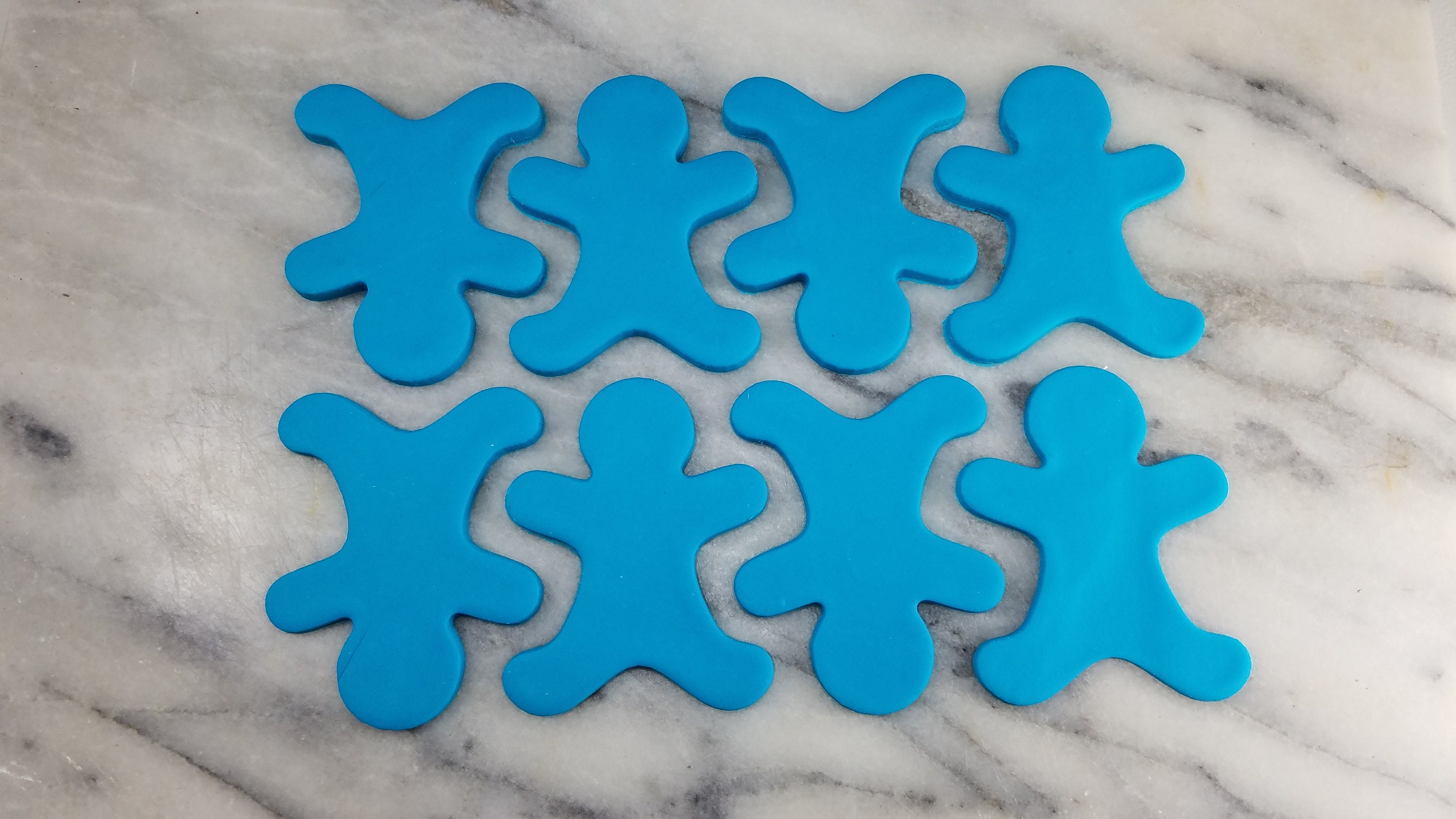 Gingerbread Man 8x Cutter Octuple CHOOSE OWN SIZE Sharp | Etsy