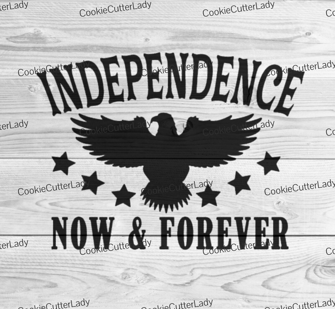 Independence Now and Forever Stencil | REUSABLE, DURABLE, WASHABLE ...