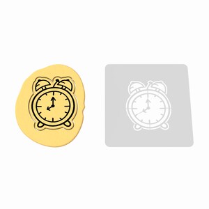 Alarm Clock Cookie Cutter | Stamp | Stencil - SHARP EDGES - FAST ...