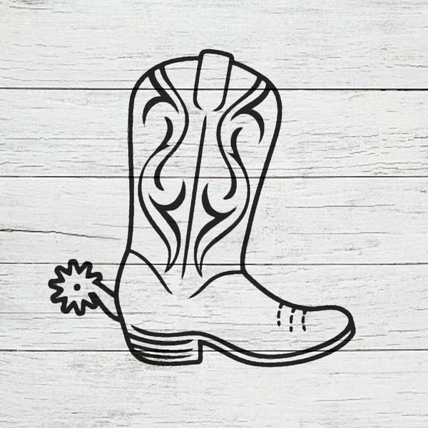 Boot Stencil - Etsy