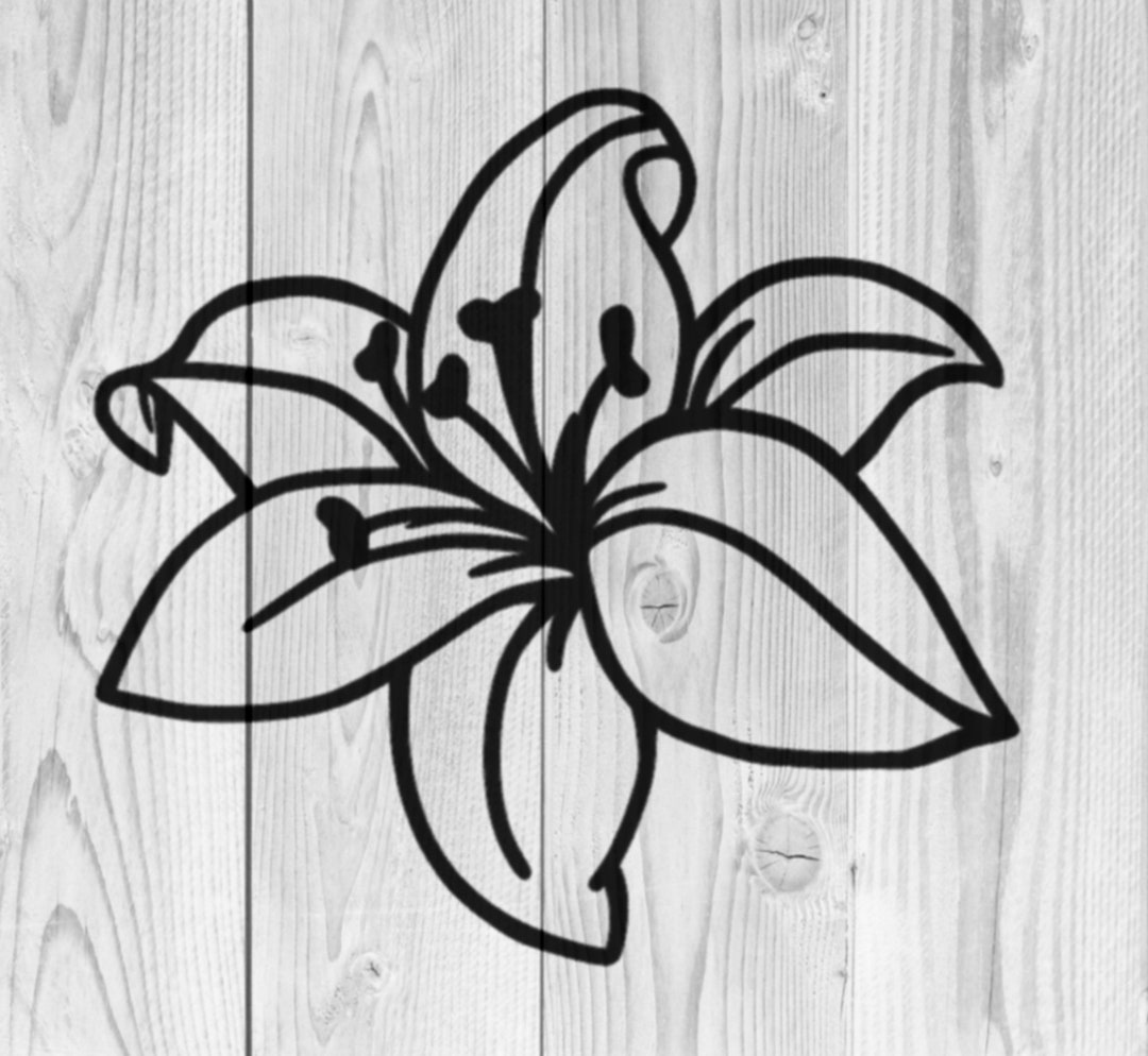 Lilly Tiger Lily Stencil | REUSABLE, DURABLE, WASHABLE Craft Stencil ...