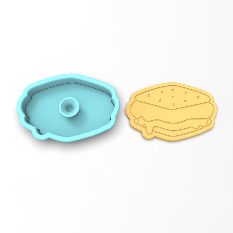 Smores Cookie Cutter Stamp Stencil SHARP EDGES FAST | Etsy