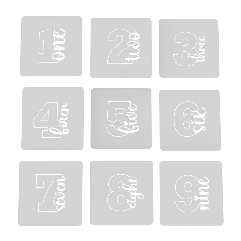 Birthday Number Sideways Cookie Cutter | Stamp | Stencil | Debosser Set ...
