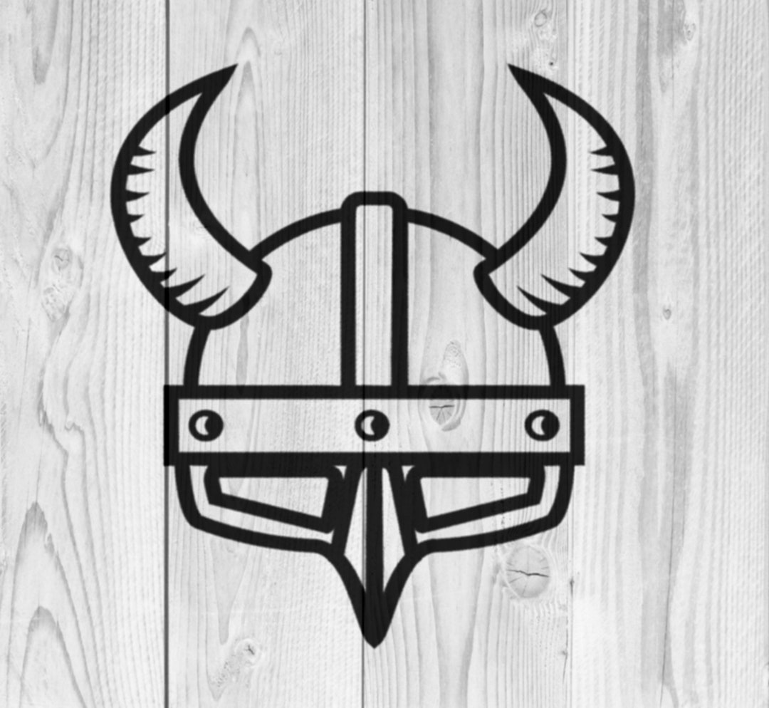 Viking Warrior Helmet Mascot Stencil | REUSABLE, DURABLE, WASHABLE ...