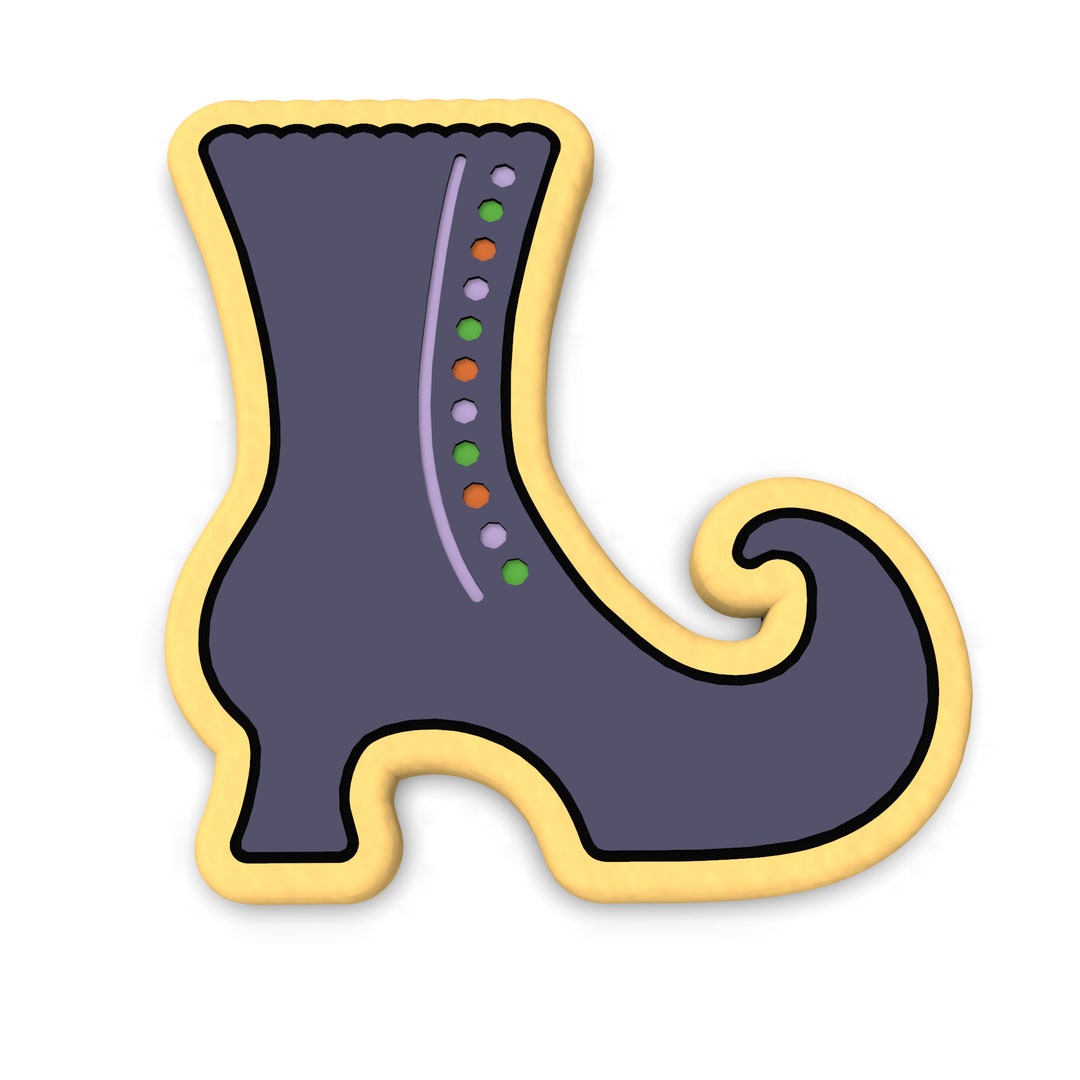 Witch Boot Cookie Cutter | Stamp | Stencil - SHARP EDGES - FAST ...