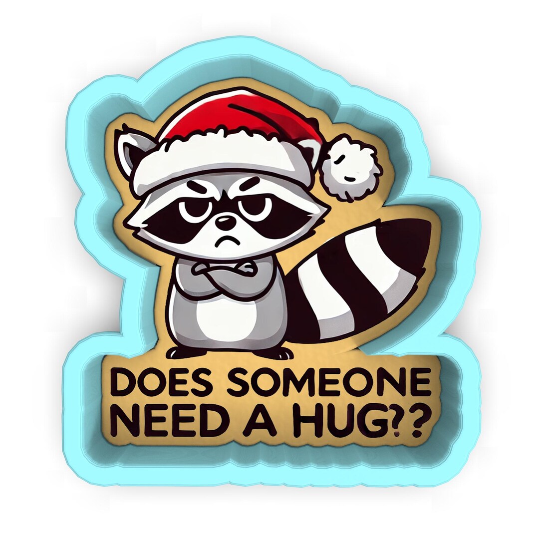 Does Someone Need a Hug Cookie Cutter | Stamp | Stencil - SHARP EDGES ...