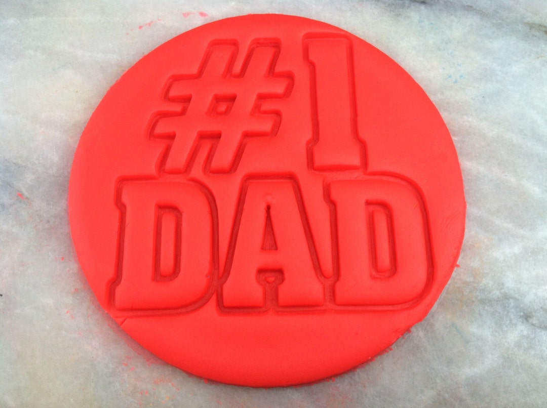 Number 1 Dad Cookie Cutter - SHARP EDGES - FAST Shipping - Choose Your ...