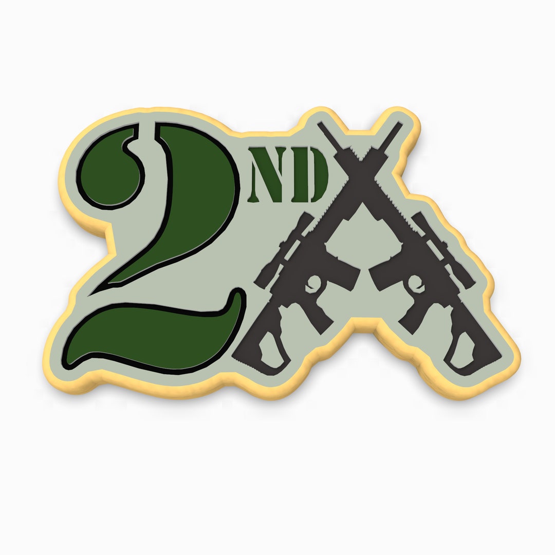 2nd Amendment Cookie Cutter | Stamp | Stencil #1 - SHARP EDGES - FAST ...