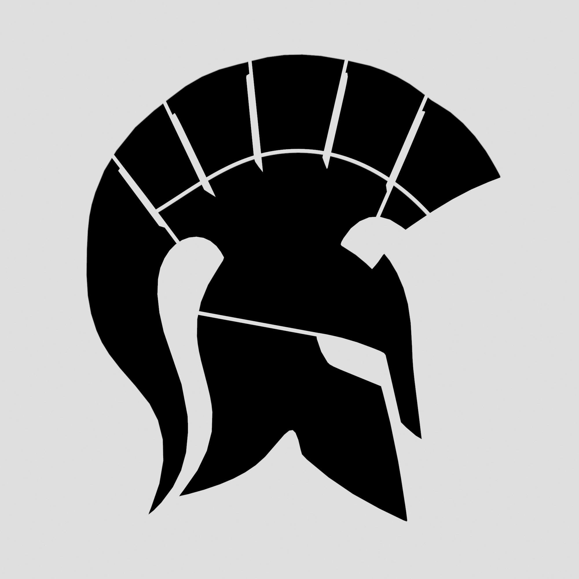 Spartan Helmet Cookie Cutter | Stamp | Stencil #1 - Etsy