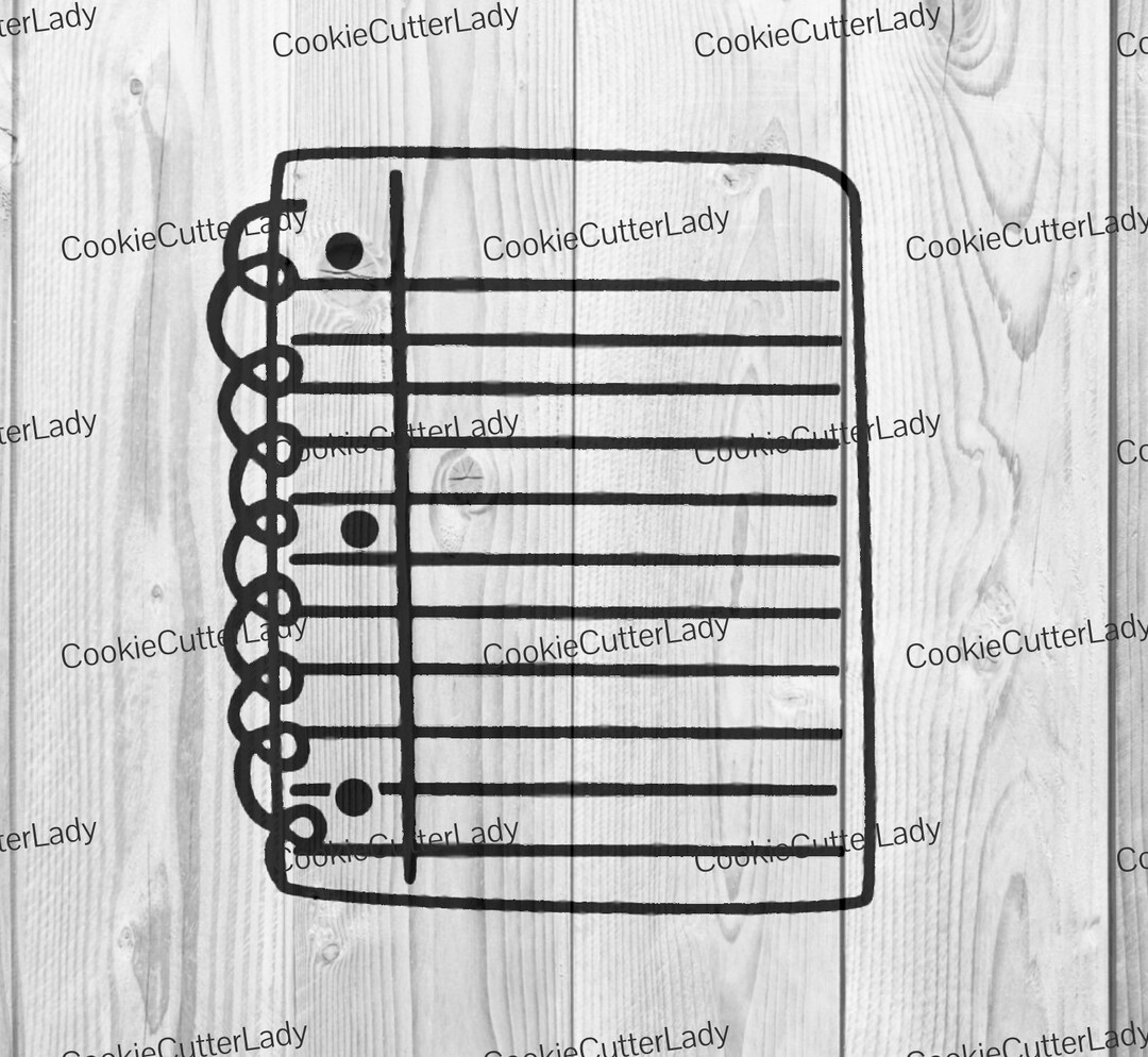 Notepad Stencil | REUSABLE, DURABLE, WASHABLE Craft Stencil | Use for ...