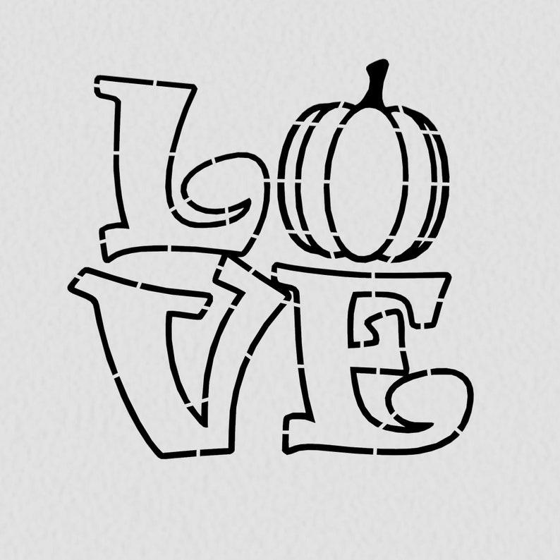Love Pumpkin Cookie Cutter | Stamp | Stencil - SHARP EDGES - FAST ...