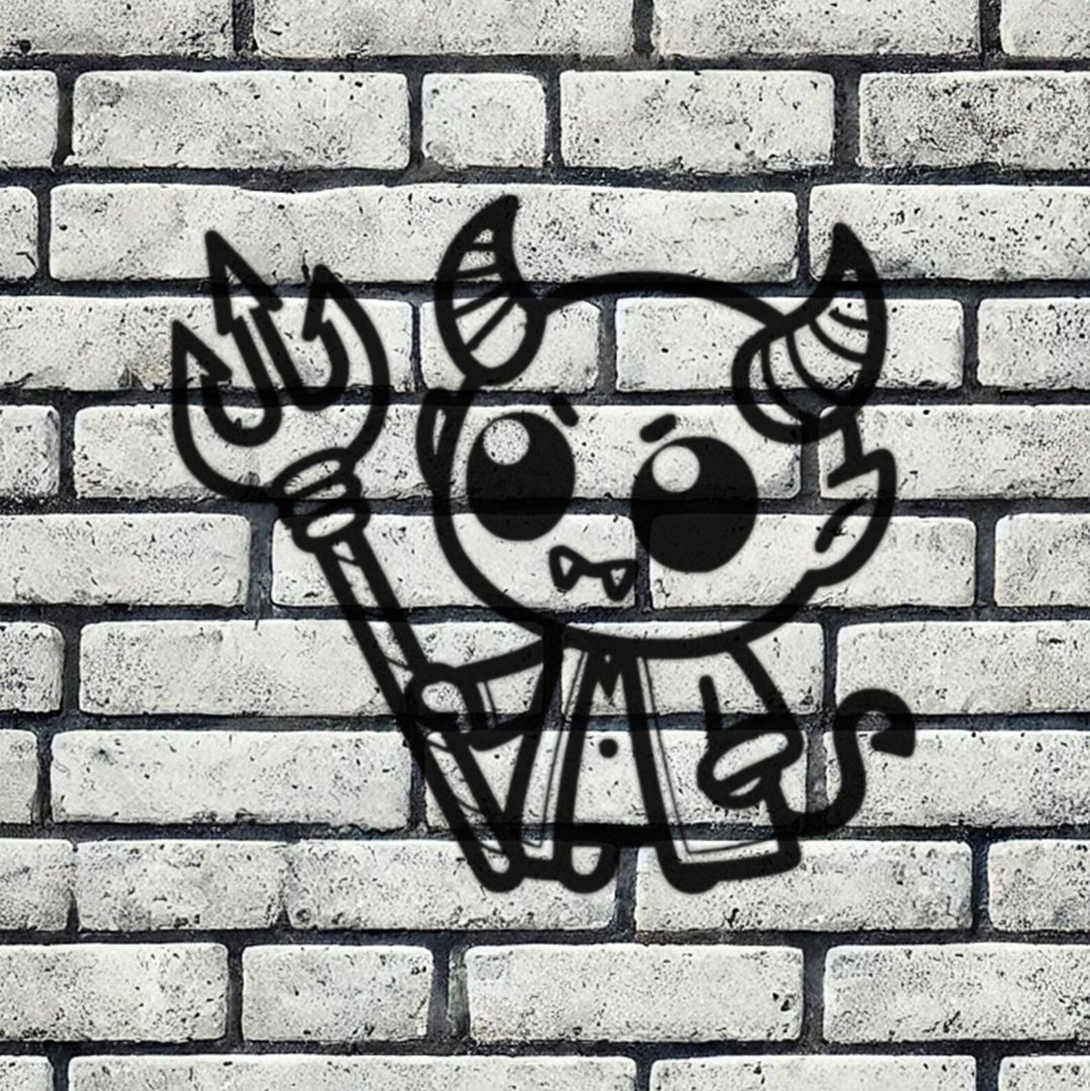Devil Stencil | REUSABLE, DURABLE, WASHABLE Craft Stencil | Use for ...