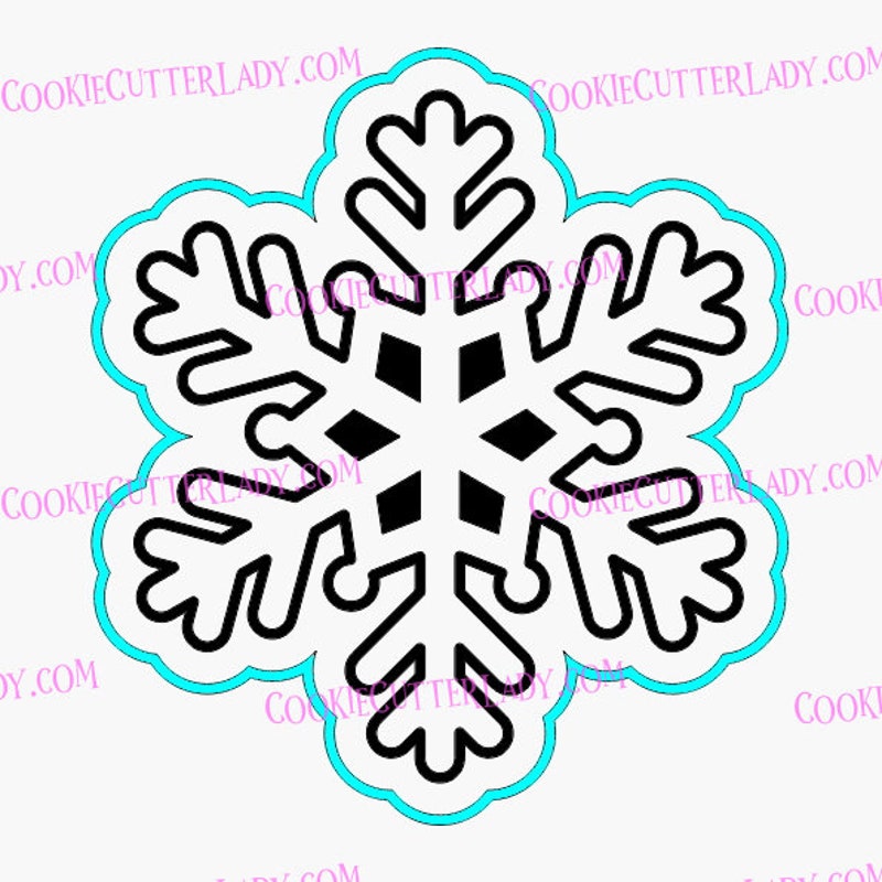 Snowflake Cookies - Etsy