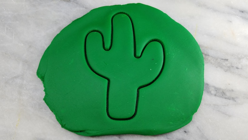 Cactus Cookie Cutter Outline 1 Sharp Edges Fast Shipping Etsy