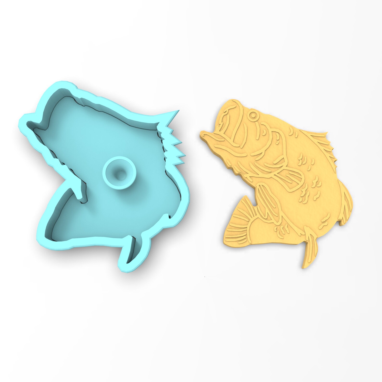 Largemouth Bass Cookie Cutter - SHARP EDGES - FAST Shipping - Choose ...