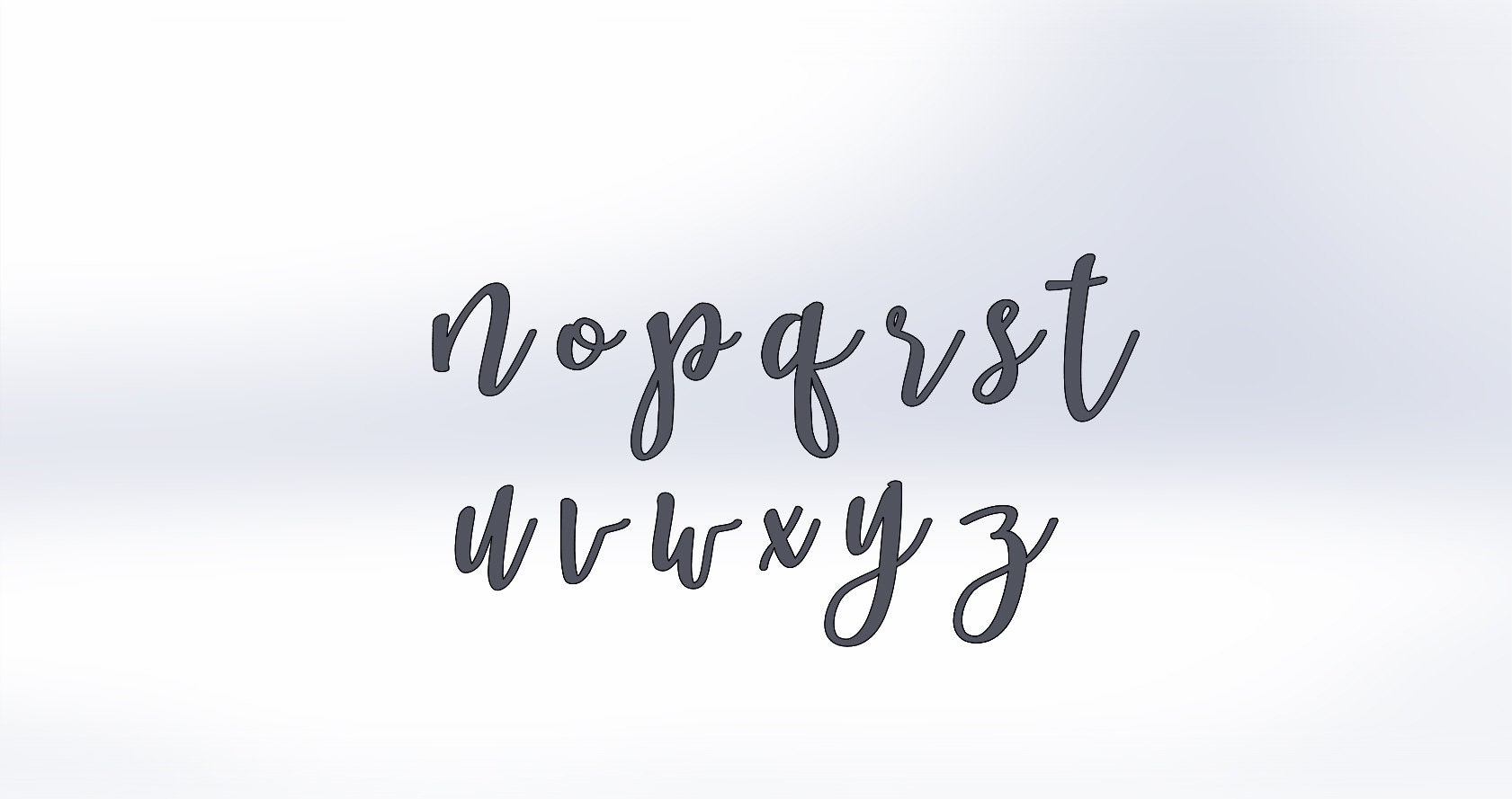 Cursive Letter Cookie Stamps Set FAST Shipping Choose Your - Etsy Australia