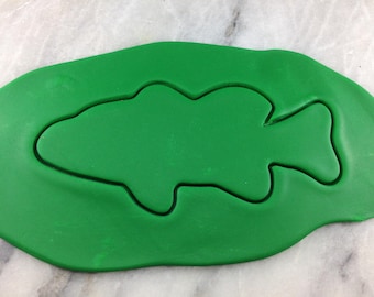 Bass Outline Cookie Cutter 2 SHARP EDGES FAST Shipping | Etsy