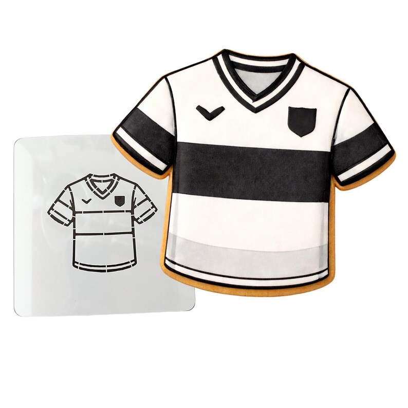 Soccer Jersey Cookie Cutter | Stamp | Stencil - SHARP EDGES - FAST ...