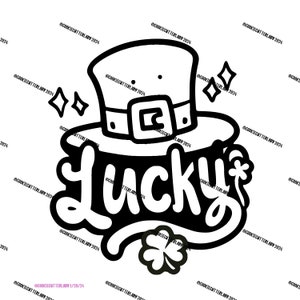 Lucky Hat St Patricks Day Downloadable Clipart - Free Commercial Use ...